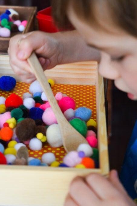 Pom Pom Sorting Activities - This Little Home of Mine