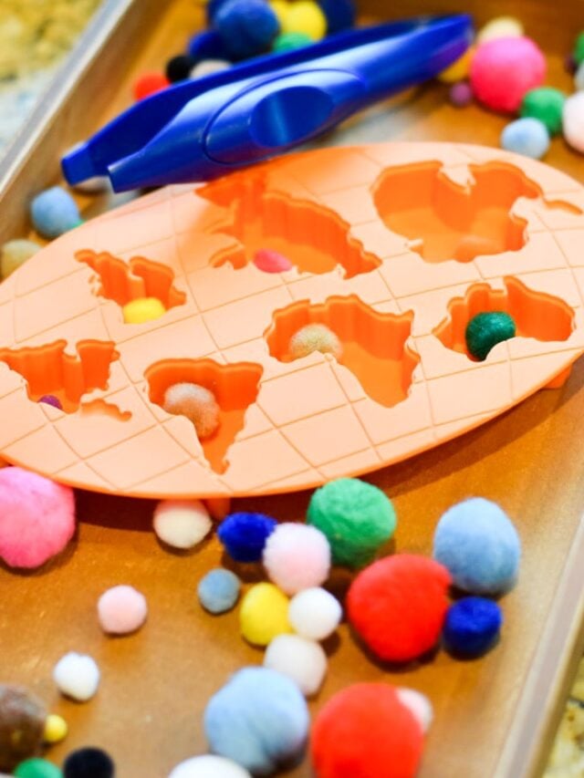 Pom Pom Sorting Activities Story - This Little Home of Mine