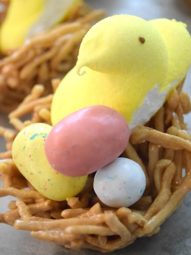 Peeps Bird Nest Treats for Easter - This Little Home of Mine