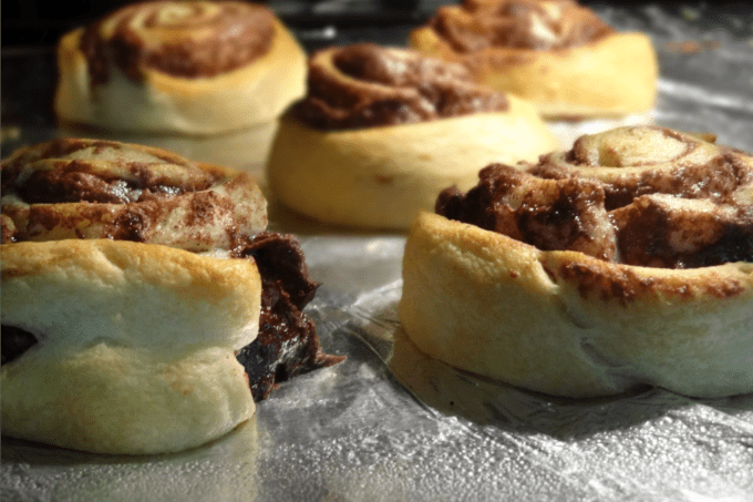 Nutella Cinnamon Buns - This Little Home of Mine