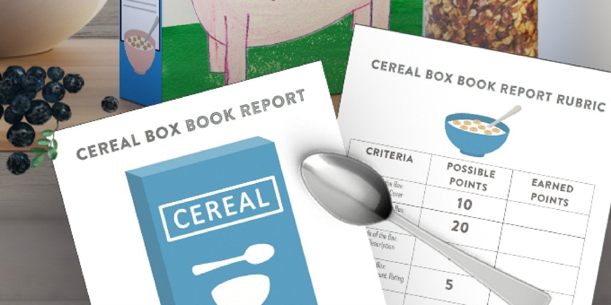 Cereal Box Book Report Cereal Box Book Report | Lakeshore® Learning