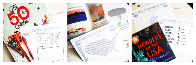 PRODUCT: United States Themed Printable Packet - This Little Home of Mine