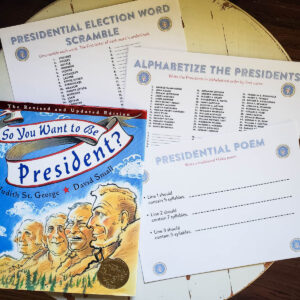 PRODUCT: Presidents Activity Packet - This Little Home of Mine