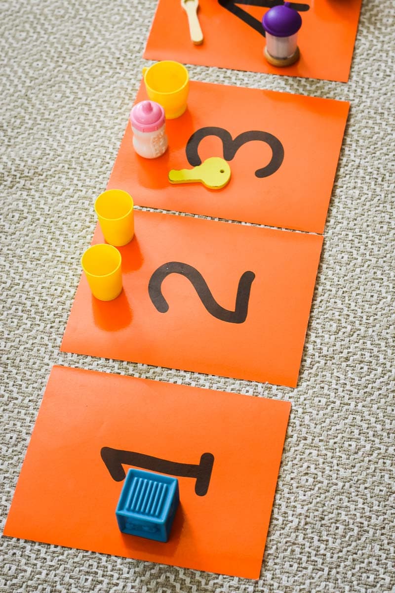 Sensory Learning: Whole Body Number Line - This Little Home of Mine