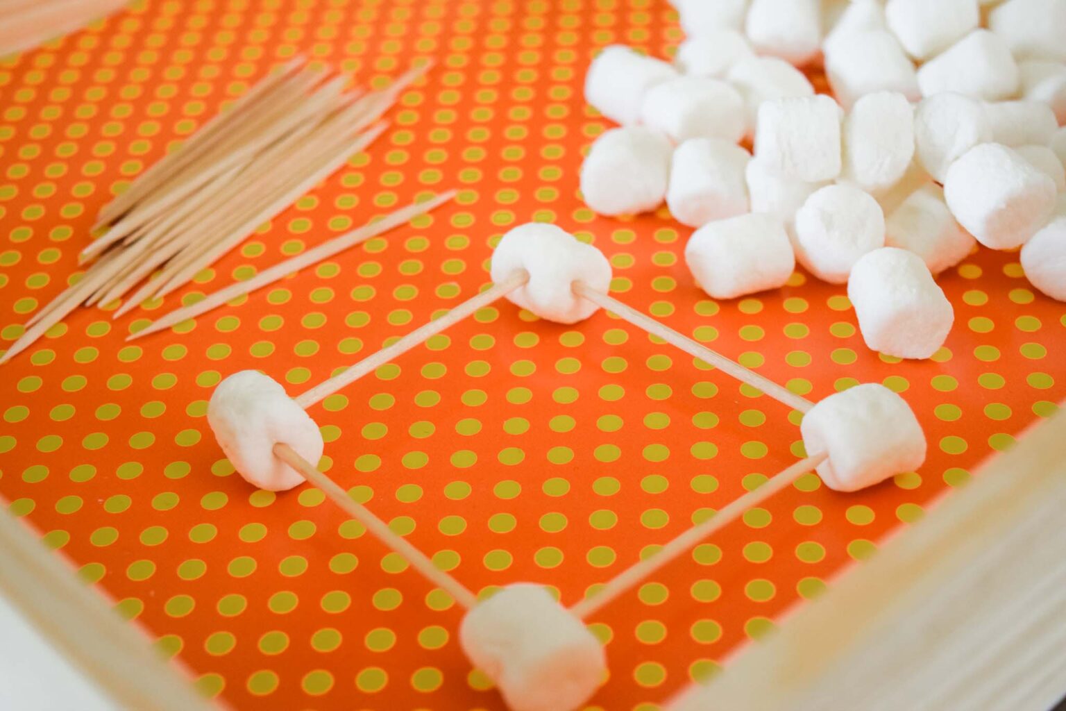 Shape Building with Marshmallows - This Little Home of Mine