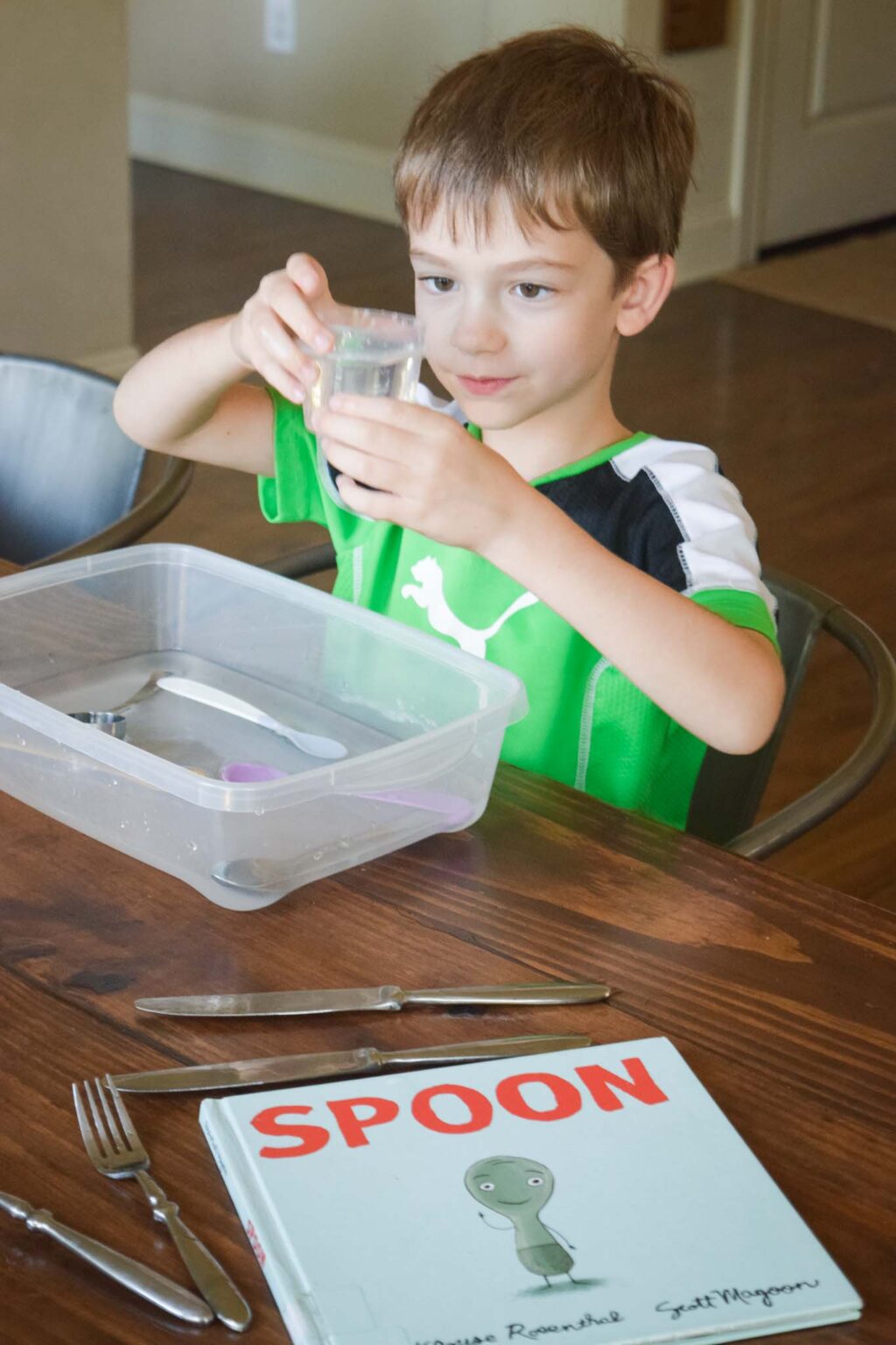 Spoon Book and Exploratory Play - This Little Home of Mine