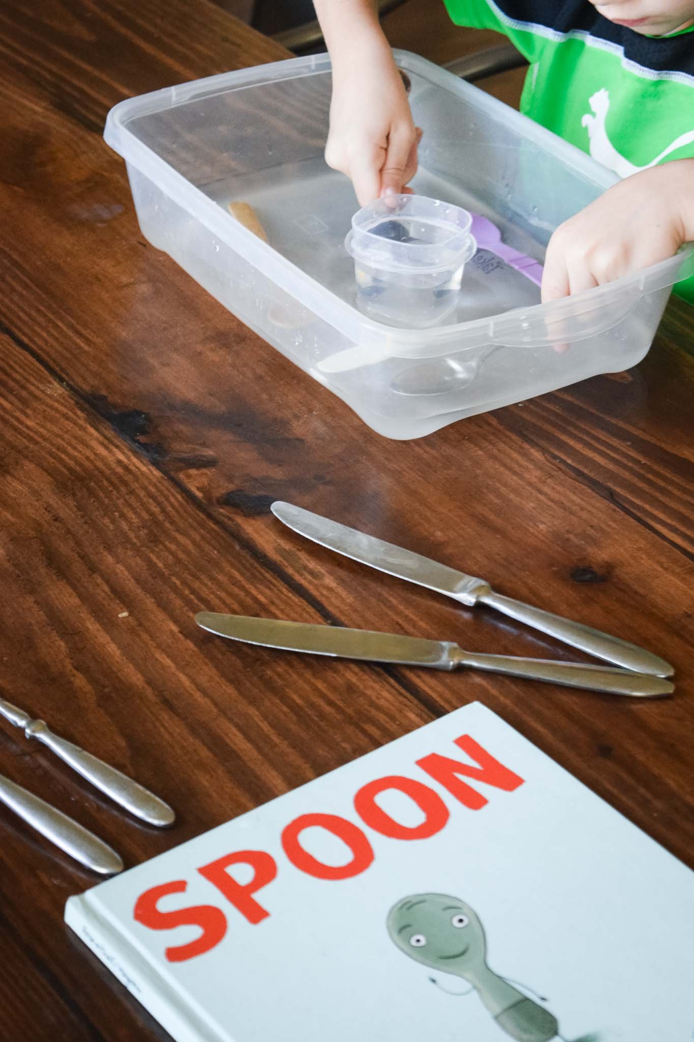 Spoon Book and Exploratory Play - This Little Home of Mine