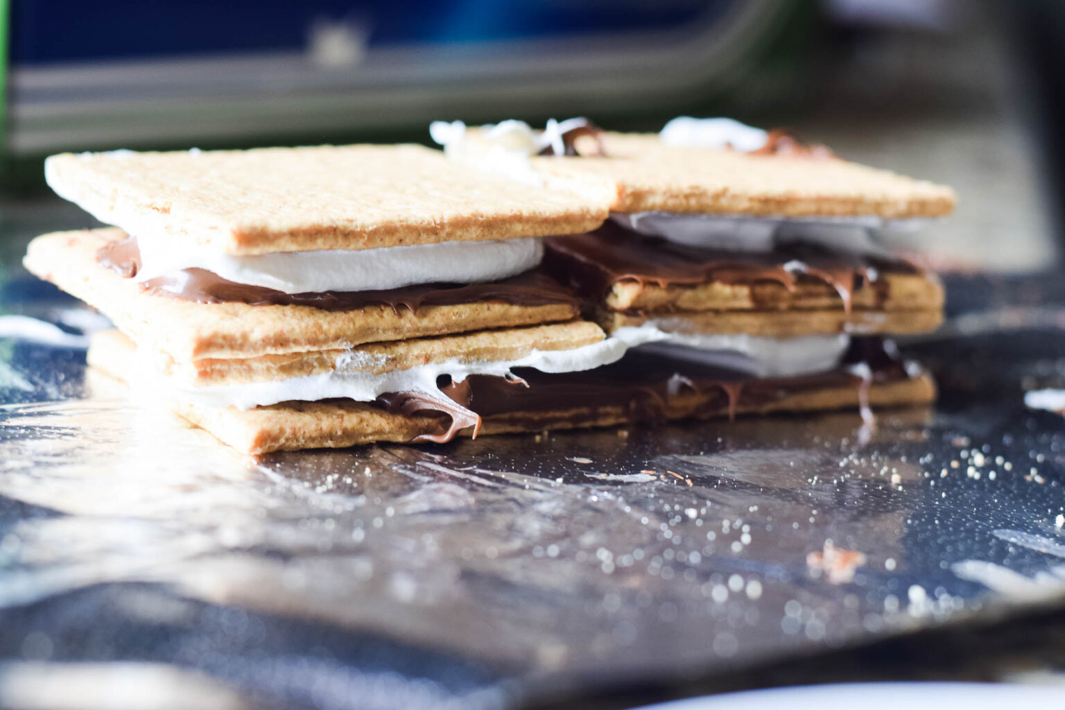 Frozen Nutella Graham Cracker Sandwiches - This Little Home of Mine