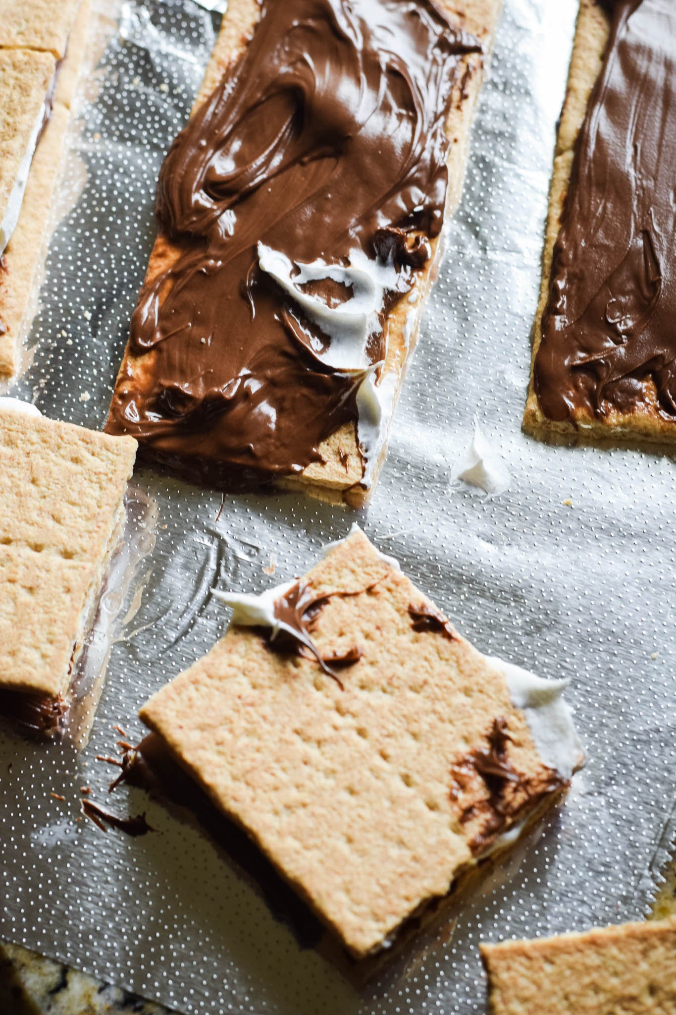 Frozen Nutella Graham Cracker Sandwiches - This Little Home of Mine