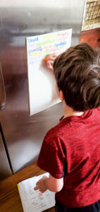Vertical Writing Ideas for Older Kids - This Little Home of Mine