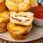 Muffin Tin Pizza Calzones - This Little Home of Mine