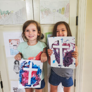 Cross Painting Activity - This Little Home of Mine