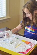 Shaving Cream Writing Activity - This Little Home of Mine