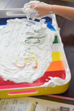 Shaving Cream Writing Activity - This Little Home of Mine
