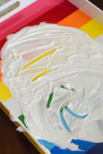 Shaving Cream Writing Activity - This Little Home of Mine