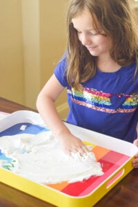Shaving Cream Writing Activity - This Little Home of Mine