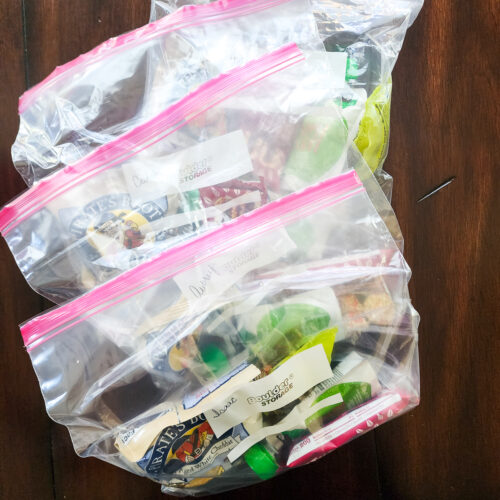 Packing Food for Family Vacation - This Little Home of Mine